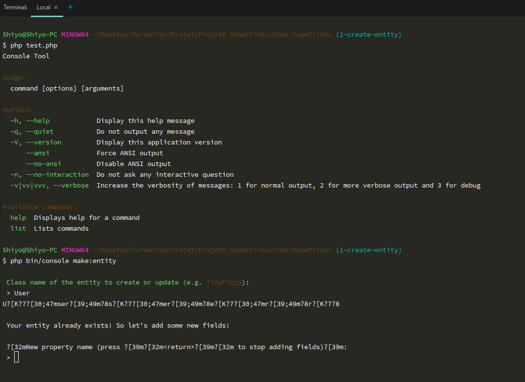 [Résolu] Console PHPStorm n'affiche pas le code de Symfony par Shiyo - page 1 - OpenClassrooms